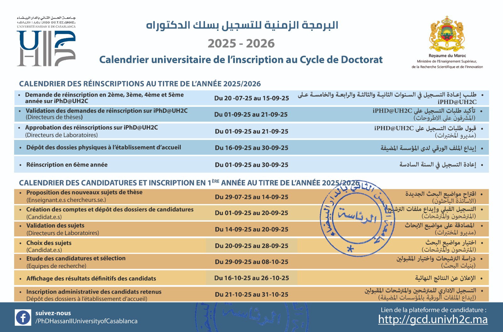FSBM - Faculté des Sciences Ben M'sick